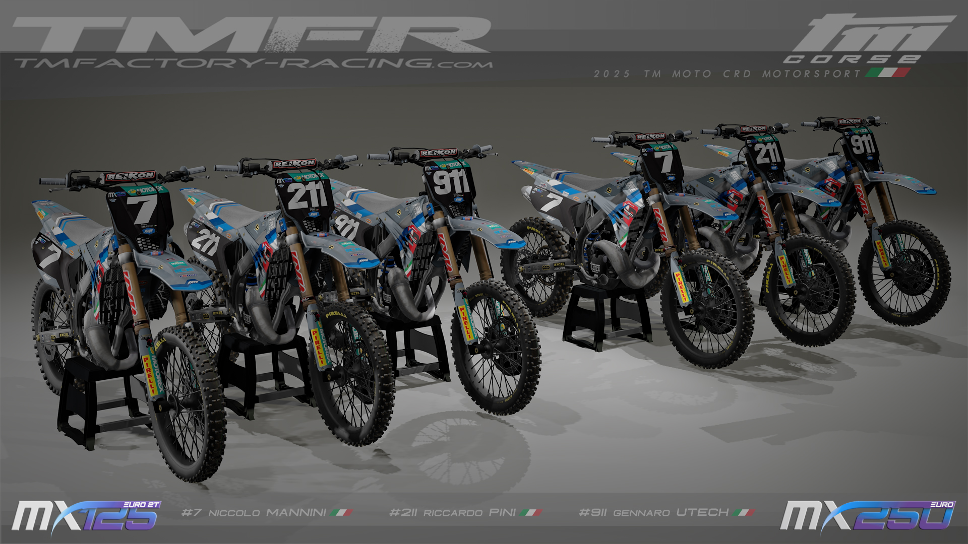 2025 TM CORSE CRD Motorsport GP Stallions - TMFR - MX Simulator